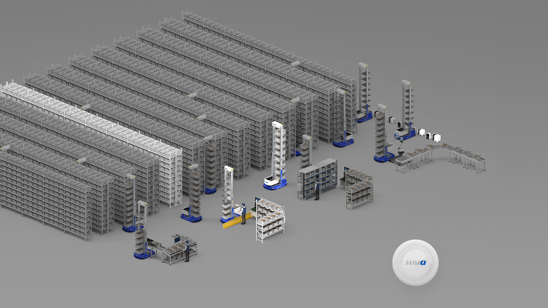HAI ROBOTICS - Next-Gen Warehouse Automation with Case-handling Robotic System
